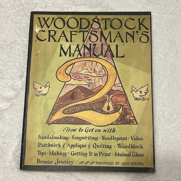 Other | Rare Woodstock Craftsmans Manual 2 Paperback Book Hippy Craft ...